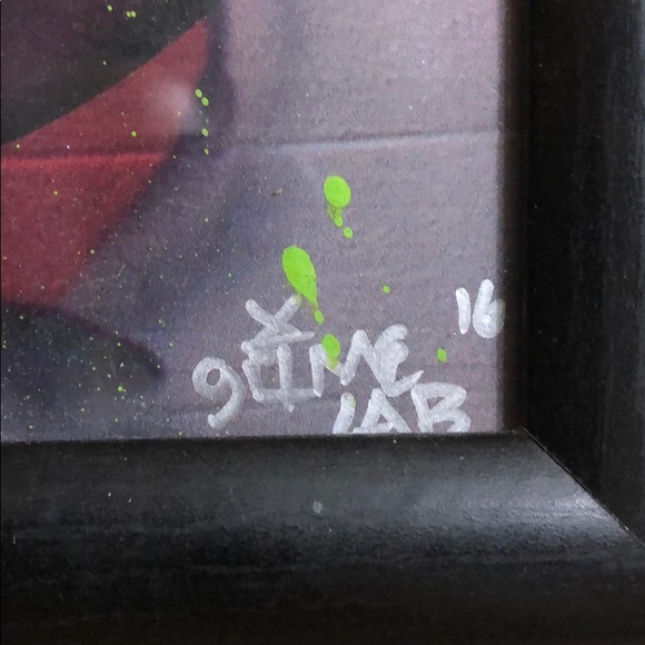 Wall Decor | Mixed Media Art Print And Embellished Graffiti | Poshmark